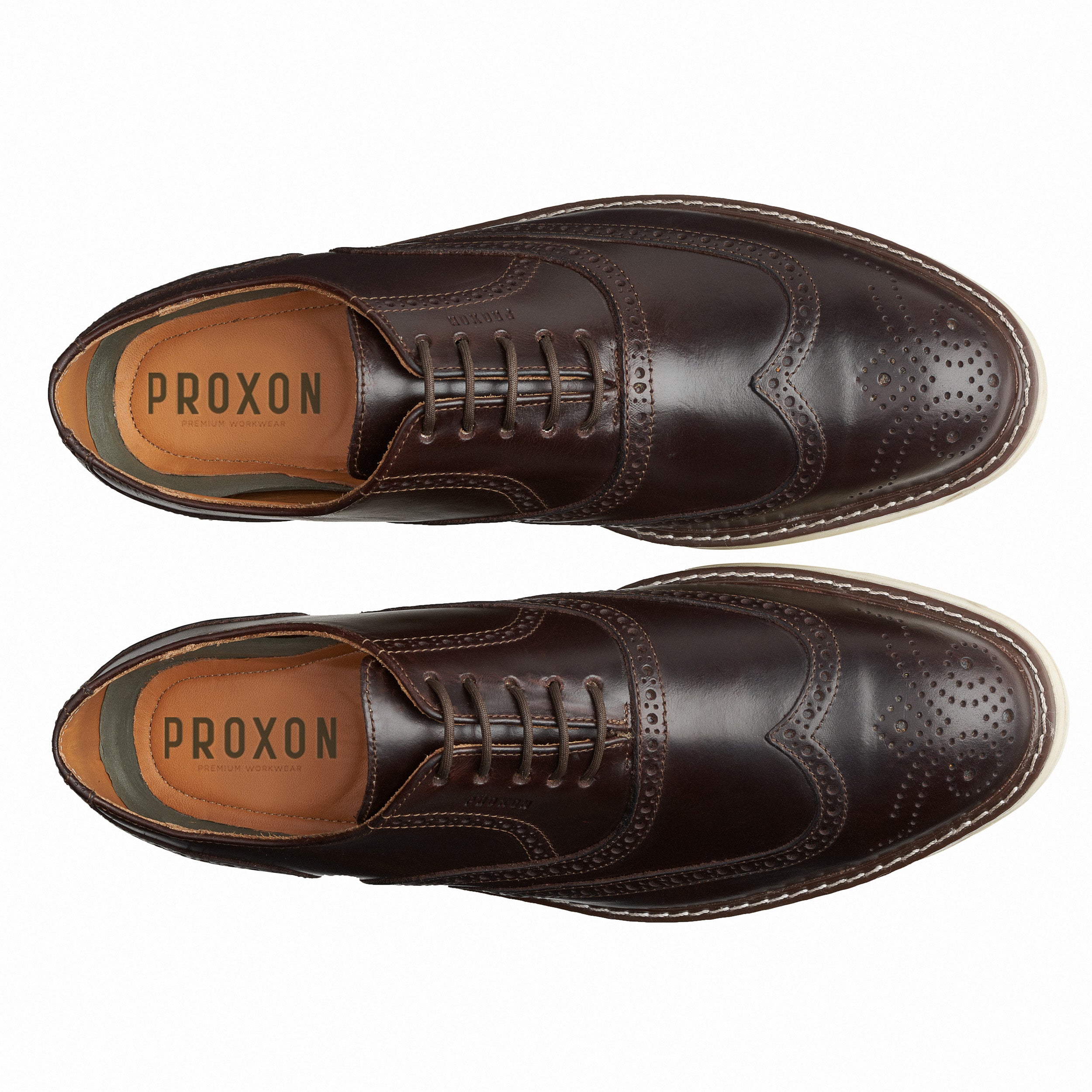 STEEL TOE OXFORD SHOE VOLTA BROWN – Proxon Premium Workwear